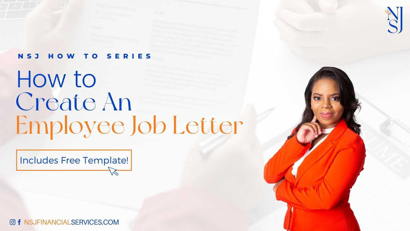 How To Create An Employee Job Letter | Free download – NSJ Financial ...